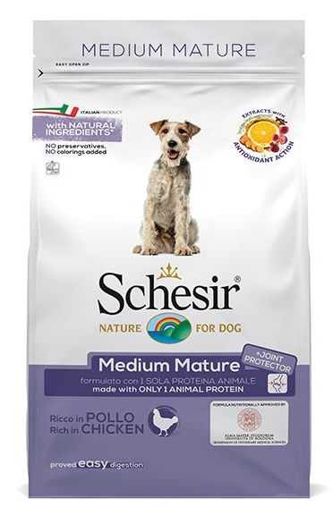 Schesir Mature Medium Cane (Pollo) - secco | Confronta prezzi | Trovaprezzi.it