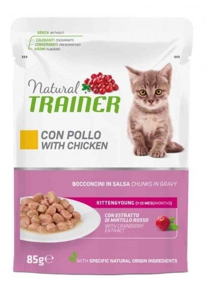 Trainer Natural Kitten&Young (Pollo) - umido | Confronta prezzi | Trovaprezzi.it