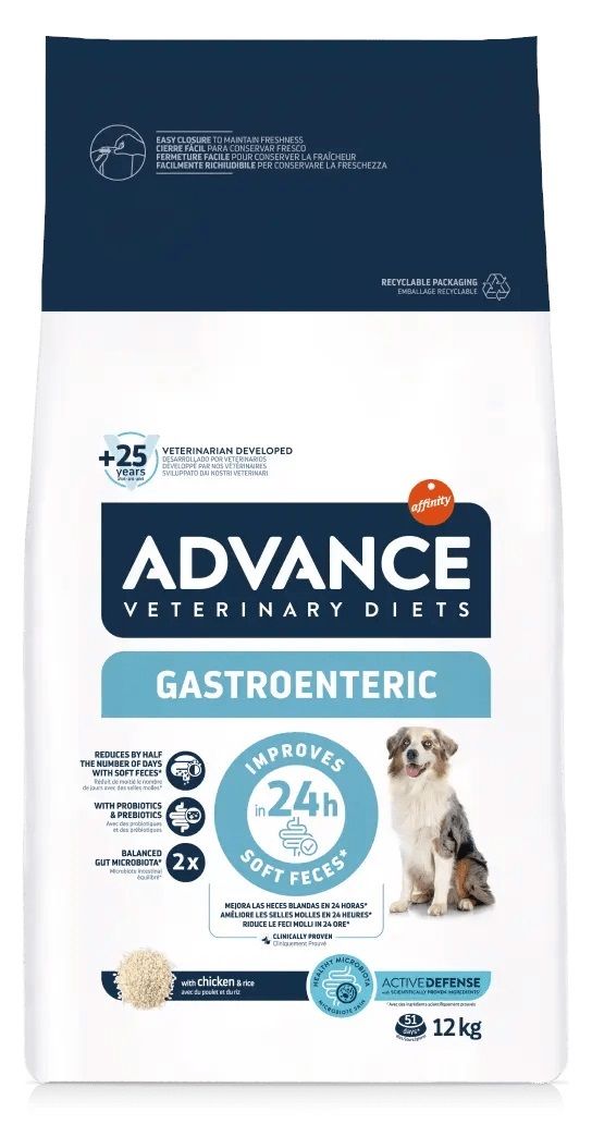 Affinity-Advance Veterinary Diets Gastroenteric Cane - secco 12kg ...