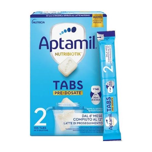 Aptamil Tabs 2 latte in bustine pre-dosate 21 bustine | Confronta ...