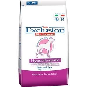 Exclusion Diet Formula Hypoallergenic Medium/Large Breed (Maiale Piselli) - secco 12kg ...