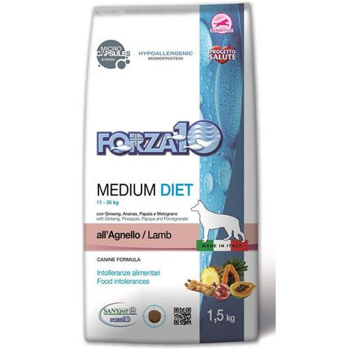 Forza10 Dog Medium Diet (Agnello) - secco 1.5Kg | Confronta prezzi | Trovaprezzi.it
