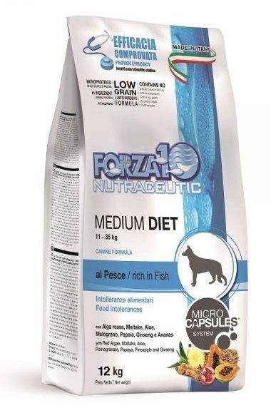 Forza10 Medium Diet Adult Cane (Pesce) - secco 12Kg | Confronta prezzi | Trovaprezzi.it