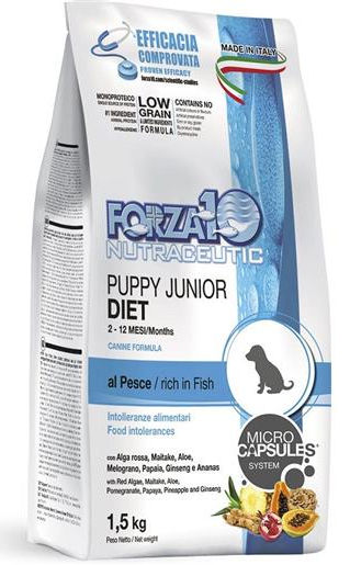 Forza10 Puppy Junior Diet (Pesce) - secco 1.5kg | Confronta prezzi | Trovaprezzi.it