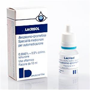 Bruschettini Lacrisol 50+4,5mg collirio flacone 10ml | Confronta prezzi ...