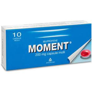 Angelini Moment 200mg 10 capsule molli | Confronta prezzi | Trovaprezzi.it