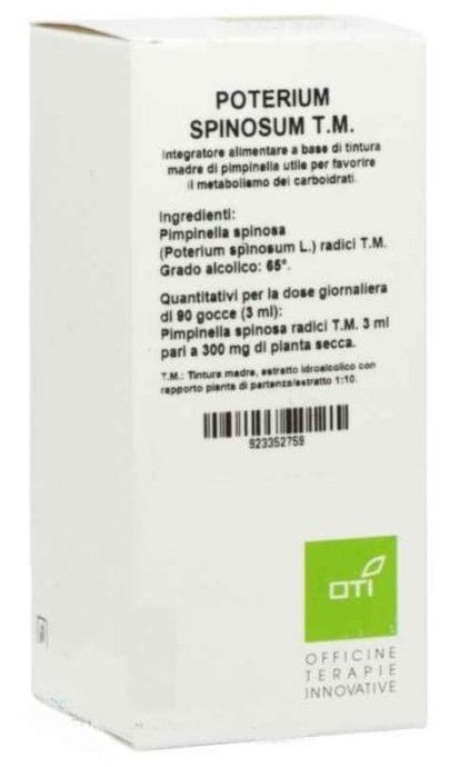 Oti Poterium Spinosum Tintura Madre Gocce 100ml | Confronta prezzi | Trovaprezzi.it