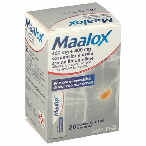 Sanofi Maalox 460mg+400mg 20 bustine | Confronta prezzi | Trovaprezzi.it
