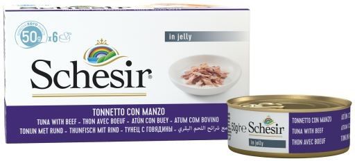 Schesir Adult Gatto (Tonnetto con Manzo) - umido 6x50g | Confronta prezzi | Trovaprezzi.it