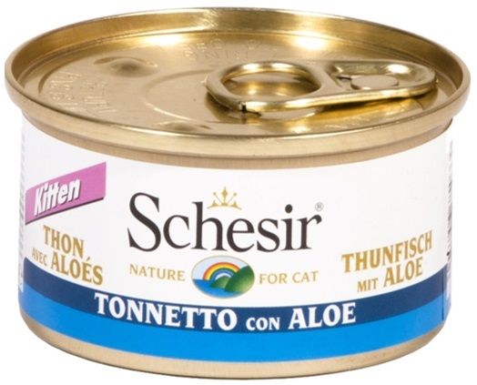 Schesir Kitten Tonnetto con Aloe in Gelatina - umido 85g | Confronta prezzi | Trovaprezzi.it