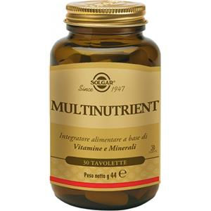Solgar Multinutrient 30 tavolette | Confronta prezzi | Trovaprezzi.it
