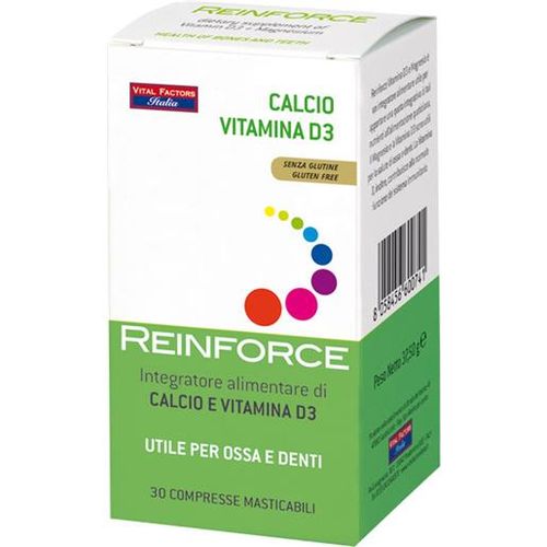 Vital Factors Reinforce Calcio e Vitamina D3 30 compresse | Confronta ...
