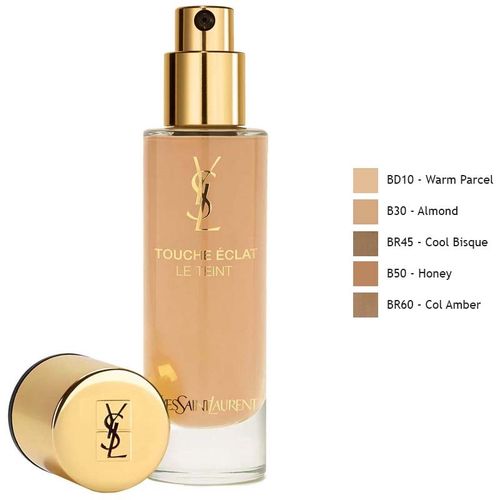 Yves Saint Laurent Touche Éclat Le Teint Fondotinta BD60 Warm Amber ...